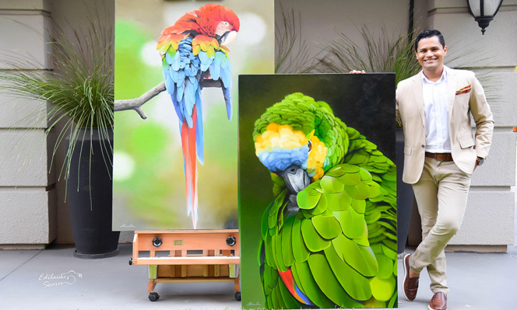 "Corumbaense de coração", artista plástico Petterson Silva recebe ...